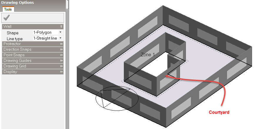 Creating Voids Courtyard Spaces Within Blocks